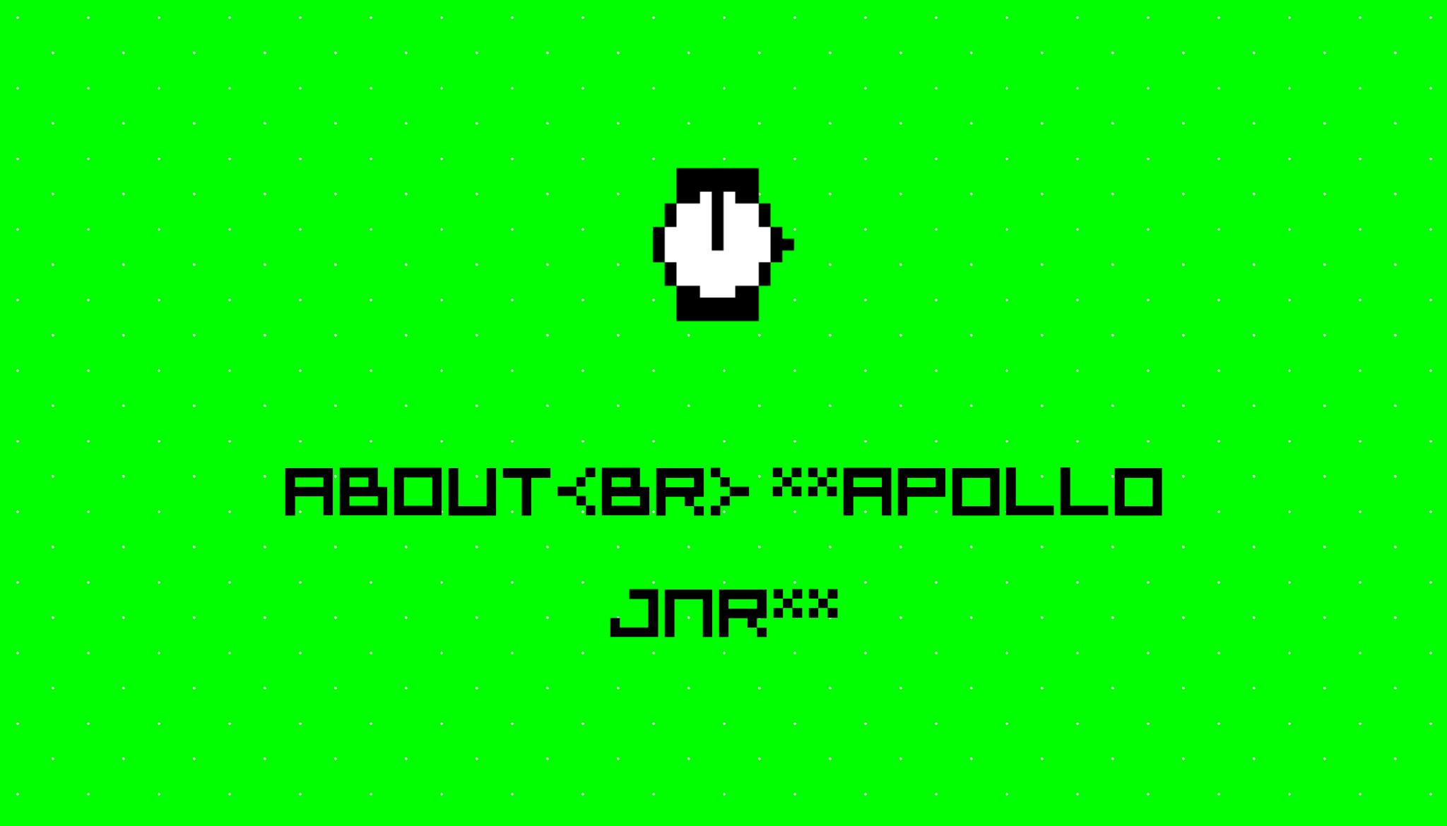 About APOLLO JNR on HackerNoon