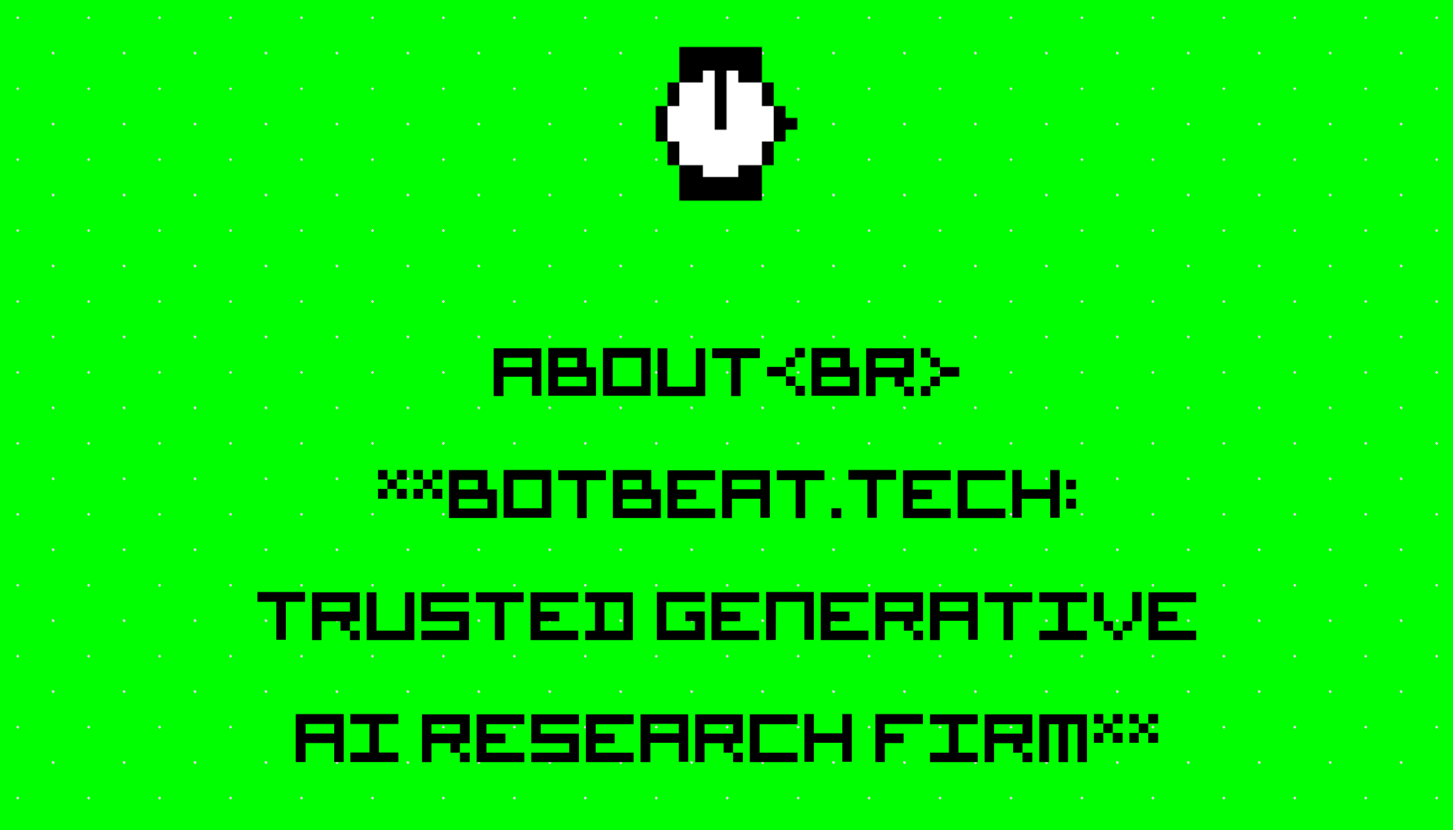 About BotBeat.Tech: Trusted Generative AI Research Firm on HackerNoon