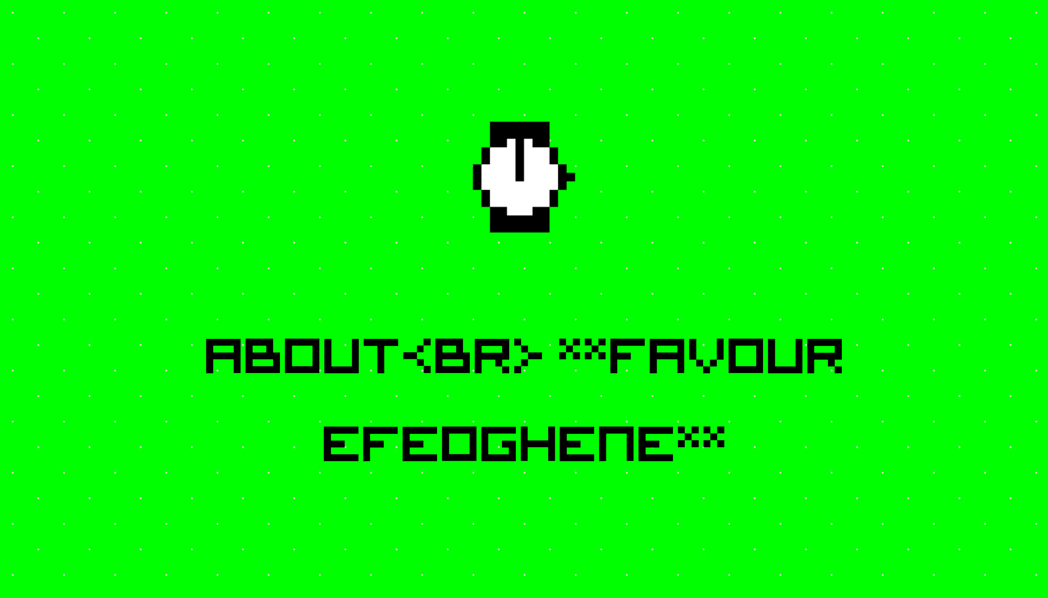 About Favour Efeoghene on HackerNoon