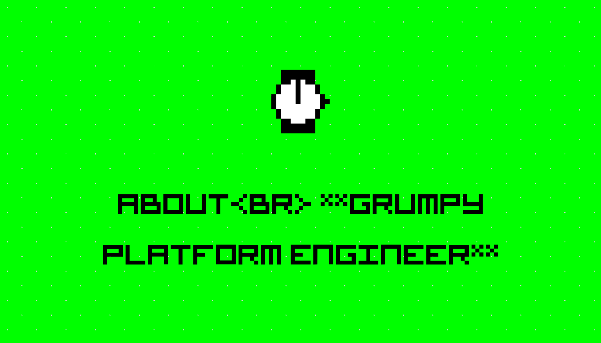 About Grumpy Platform Engineer on HackerNoon