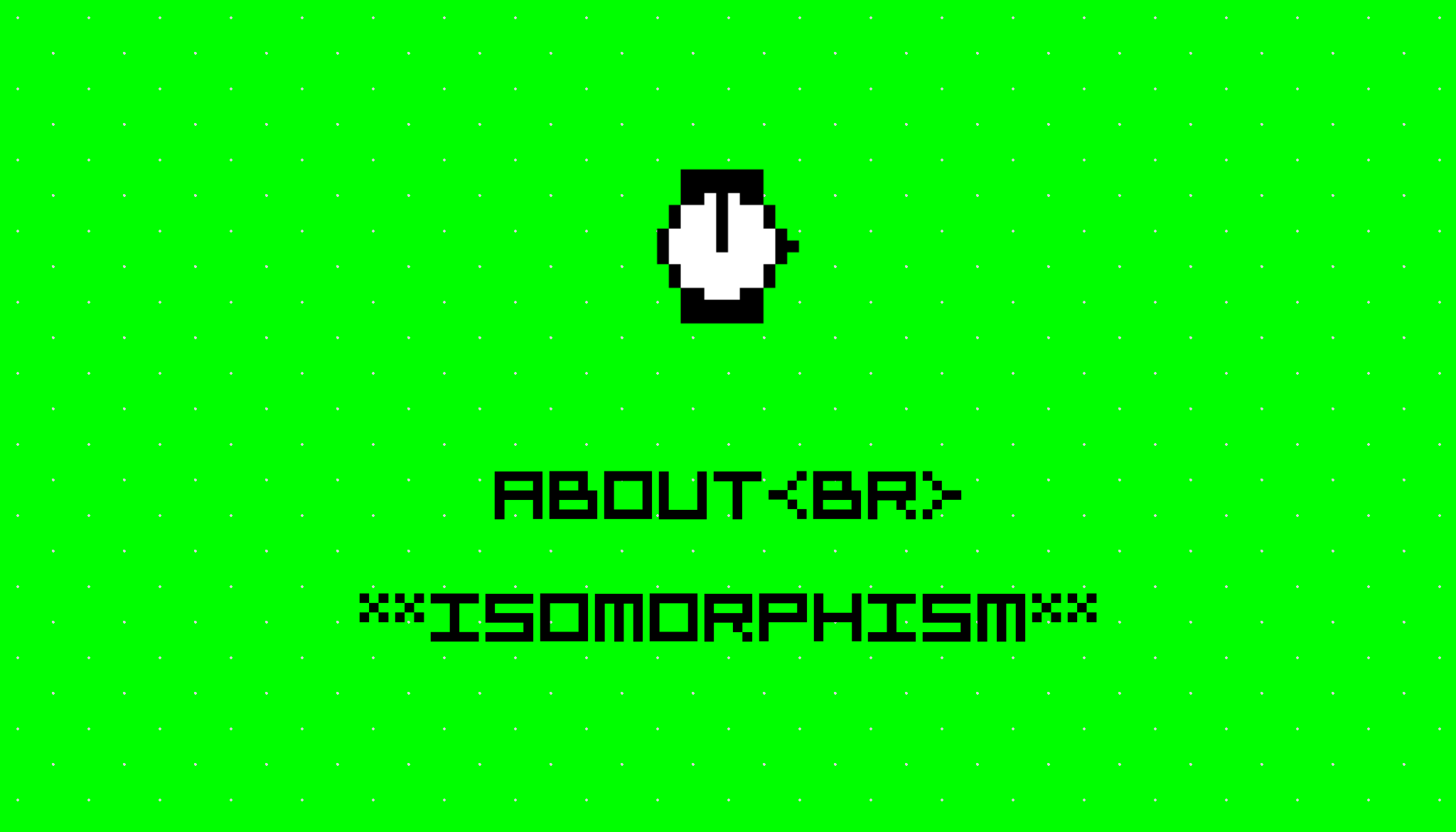 About Isomorphism on HackerNoon