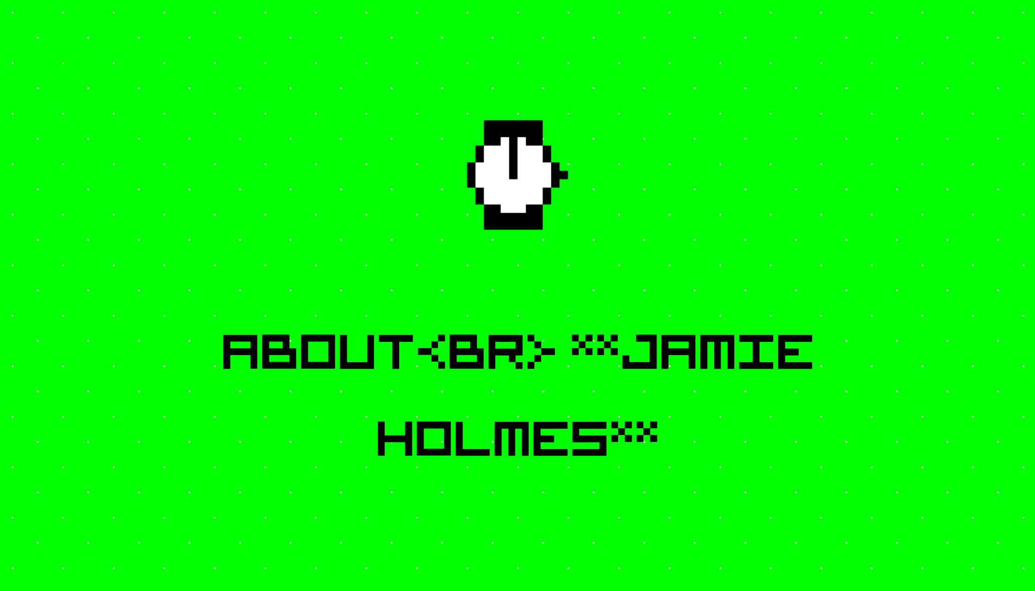 About Jamie Holmes on HackerNoon