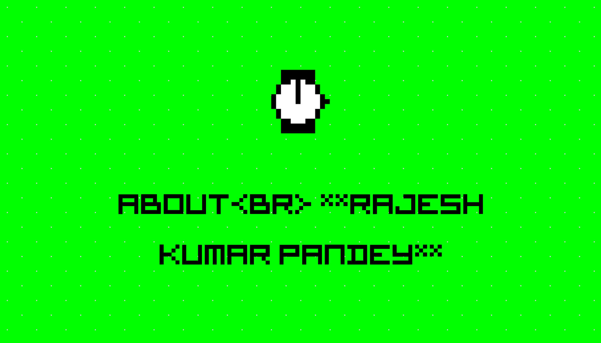 About Rajesh Kumar Pandey on HackerNoon
