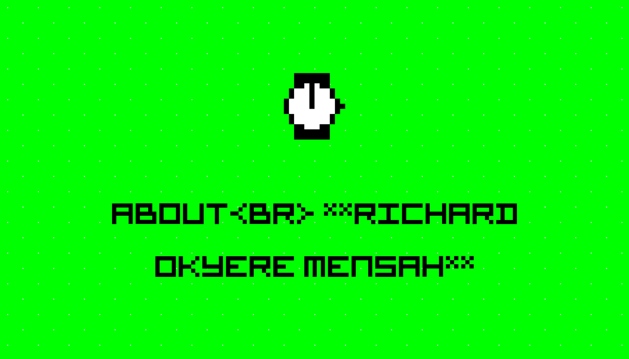 About Richard Okyere Mensah on HackerNoon