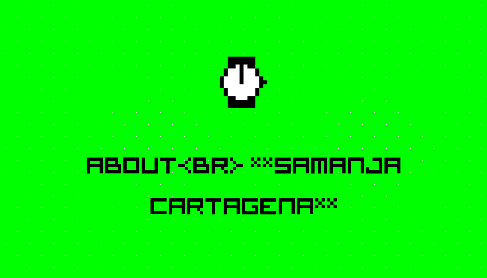 About Samanja Cartagena on HackerNoon