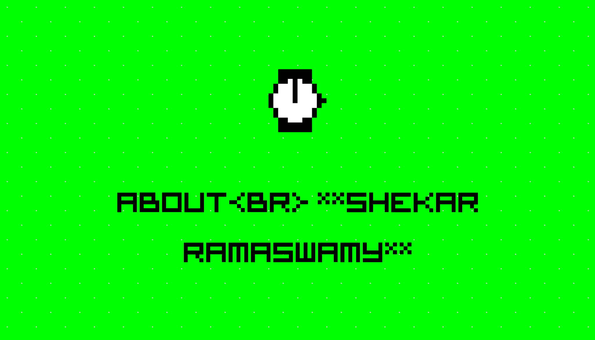 About Shekar Ramaswamy on HackerNoon